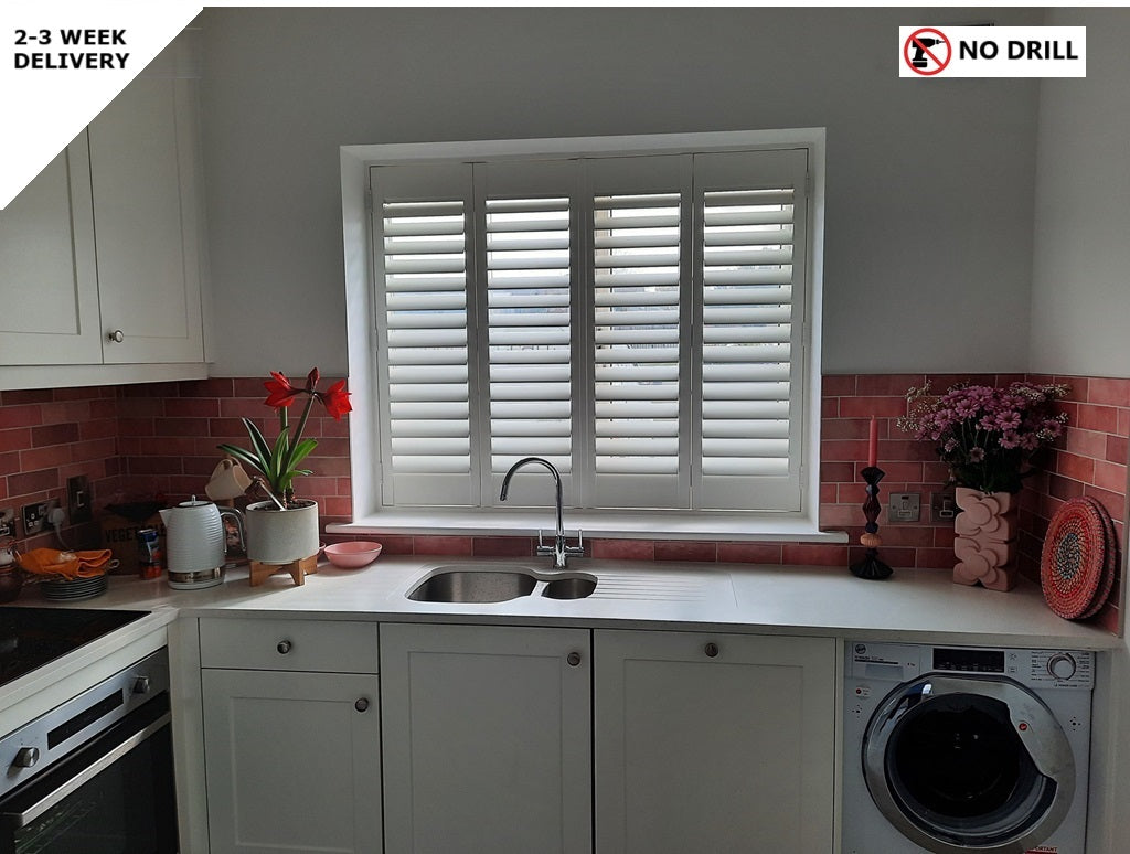 No-Drill Full Height Shutters - DIY Shutters – Shutterplus